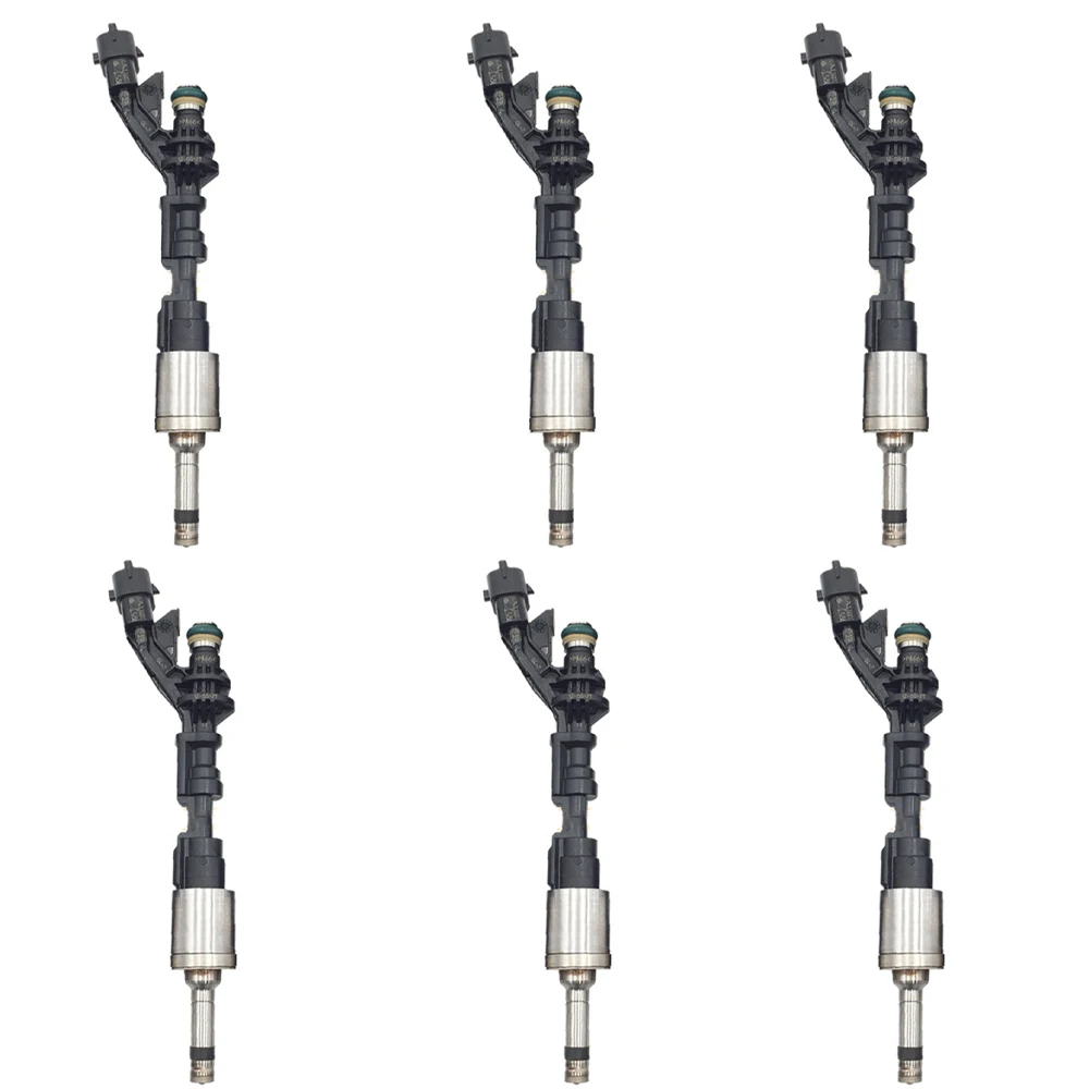 6Pcs DX23-9F593-AA Fuel Injector For Jaguar F-Type Land Rover Range ...