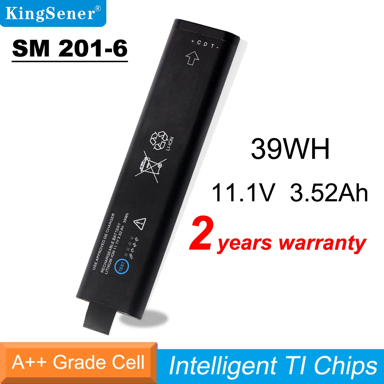 KingSener New SM201-6 Rechargeable Battery For GE DASH 3000 4000 5000 ...