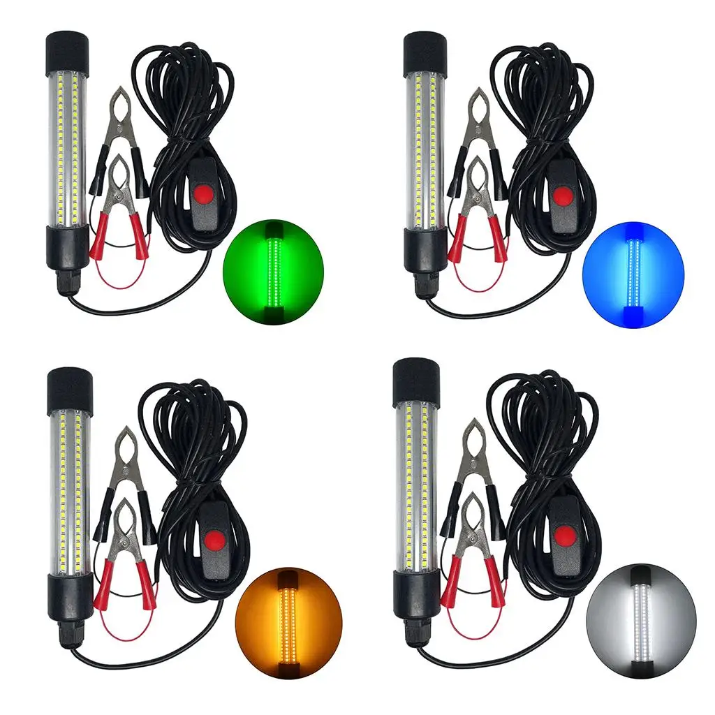 LED-Submersible-Fishing-Light-Underwater-Fishes-Prawns-Squid-Attractive ...