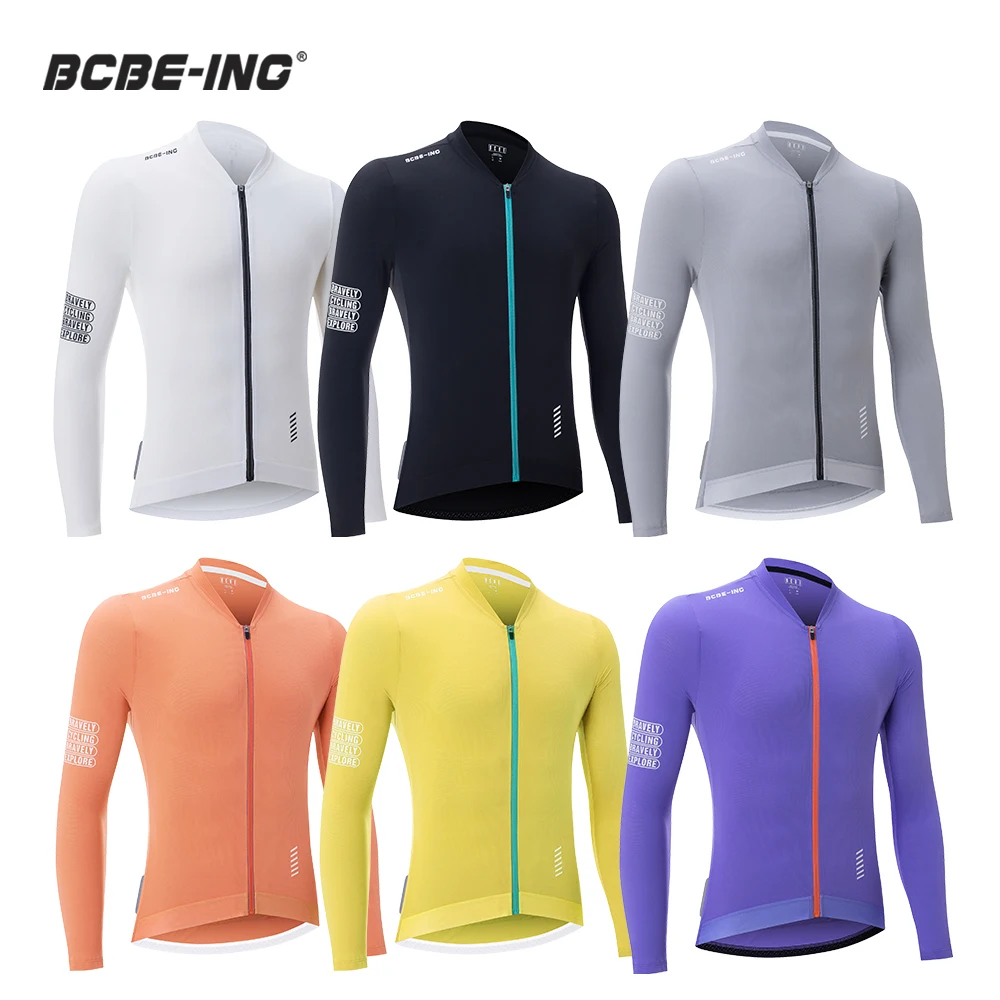 BCBE-ING Cycling Jersey Long Sleeve Men Women Anti-UV SPF 50+ Anti-Slip ...