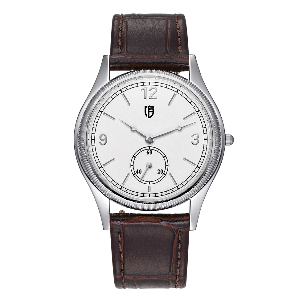 BERNY 38mm Men Wristwatch Quartz Ultra Thin Male Watch Couple Watch ...