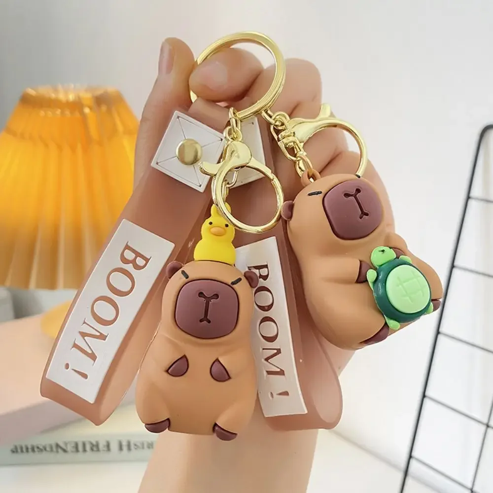 Creative-Cute-Capybara-Keychains-For-Car-Keychain-Anime-Cartoon ...