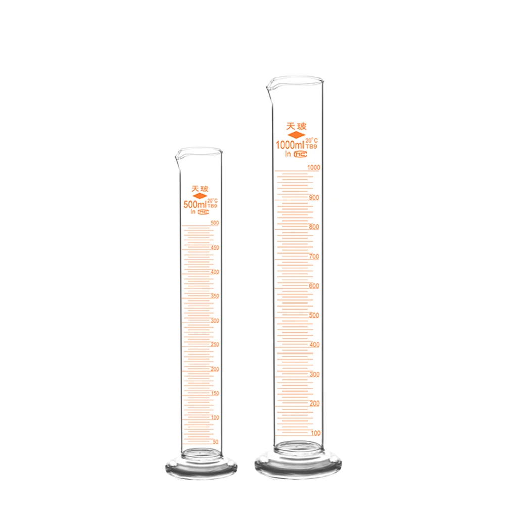 1pcs-Lab-Scaled-Measuring-Cylinder-5ml-To-1000ml-Thicken-Glass ...