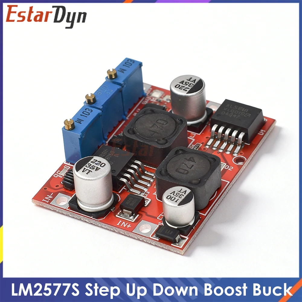 LM2596 LM2577 DC Auto Boost Buck Converter 4-35V to 1-25V 5V 12V 19V ...