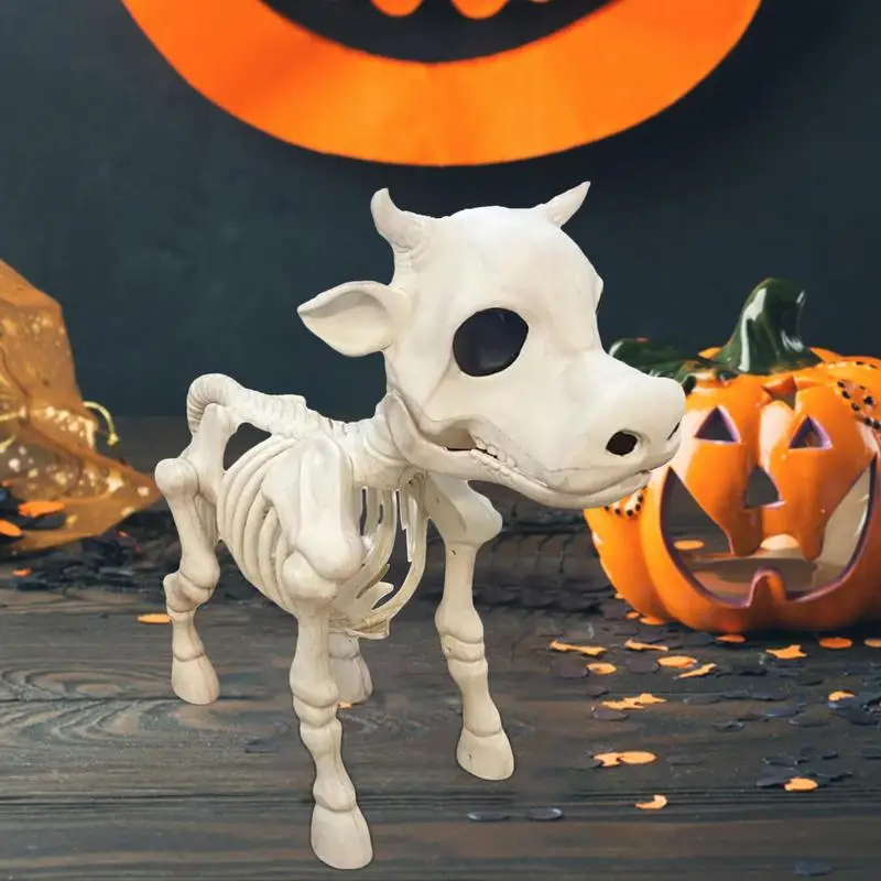 Cow-Skeleton-Halloween-2023-Halloween-Skeleton-Decorations-Realistic ...