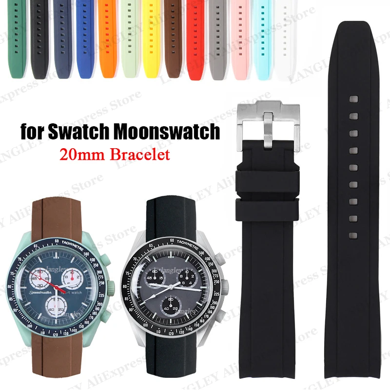 Watch-Band-for-Omega-X-for-Swatch-Joint-MoonSwatch-Curved-End-Diving ...