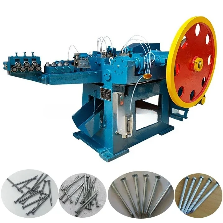 1-6 inch Concrete Nail Making Machine/Automatic Wire Screw Nail Making ...