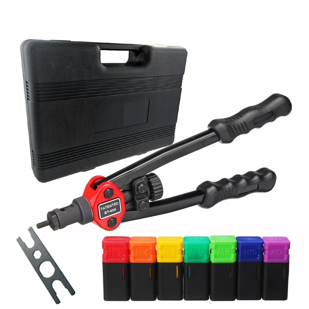 ALLSOME-AUTOMOTIVE-Hand-Riveter-Gun-Kit-13-Rivet-Nutsert-Tool-Handle ...