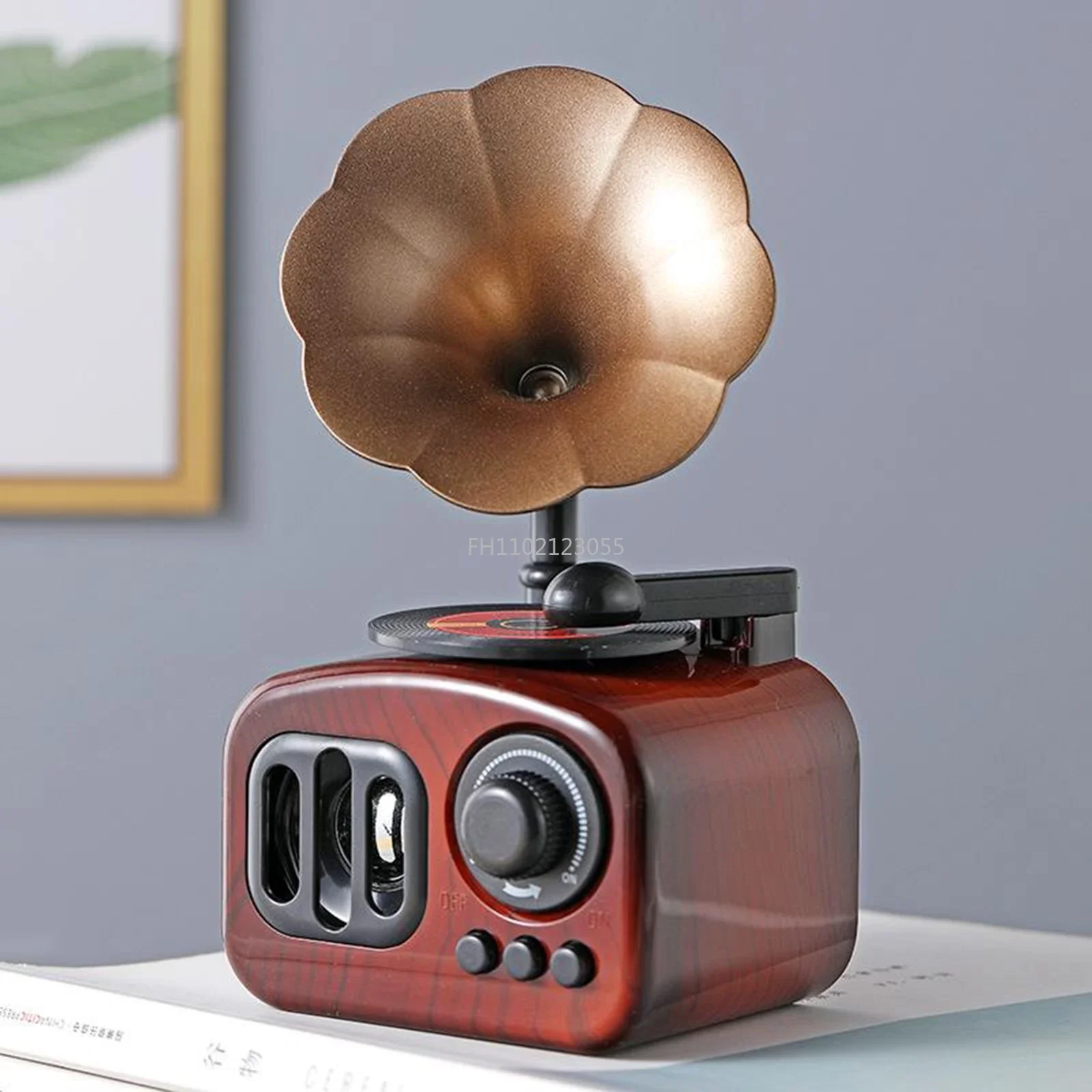 Retro Phonograph Shape Music Box Classical Art Decor Music Box Crafts ...
