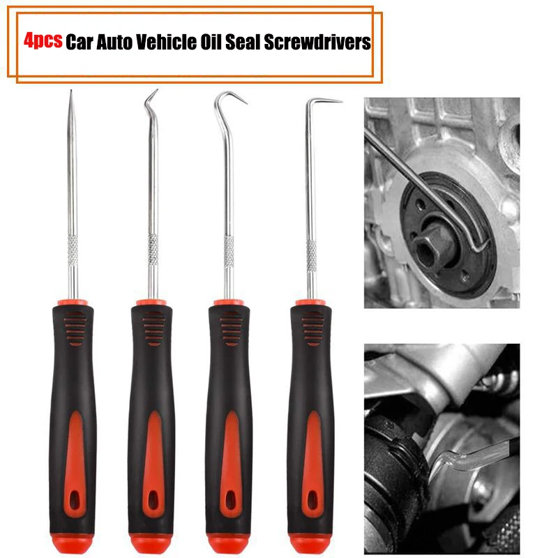 4Pcs / Set Car Auto Vehicle Oil Seal Screwdrivers Set O-Ring Seal ...