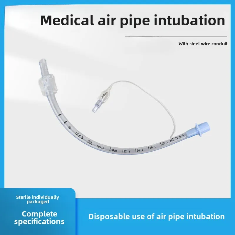 Medical disposable reinforced endotracheal tube sterile with or without ...