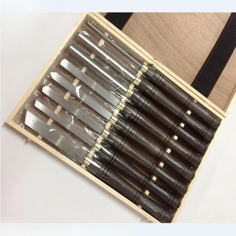 HSS-Turning-Chisel-Wooden-Boxed-Set-8Pcs-Wood-Chisel-Sets-Wood-Chisels ...