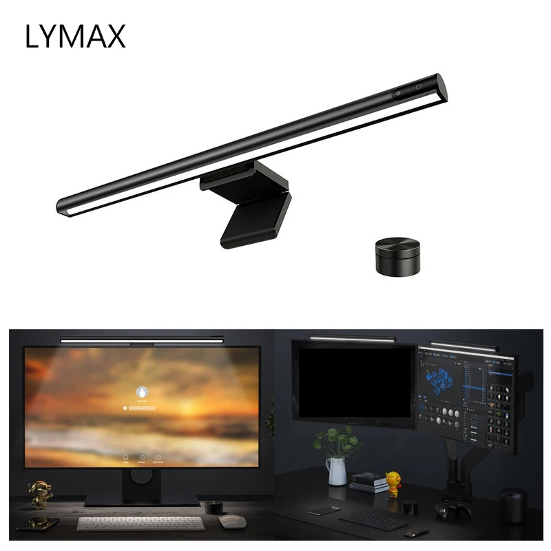 LYMAX Eye Care LED Desk Lamp For Laptop Computer PC Monitor Screen ...