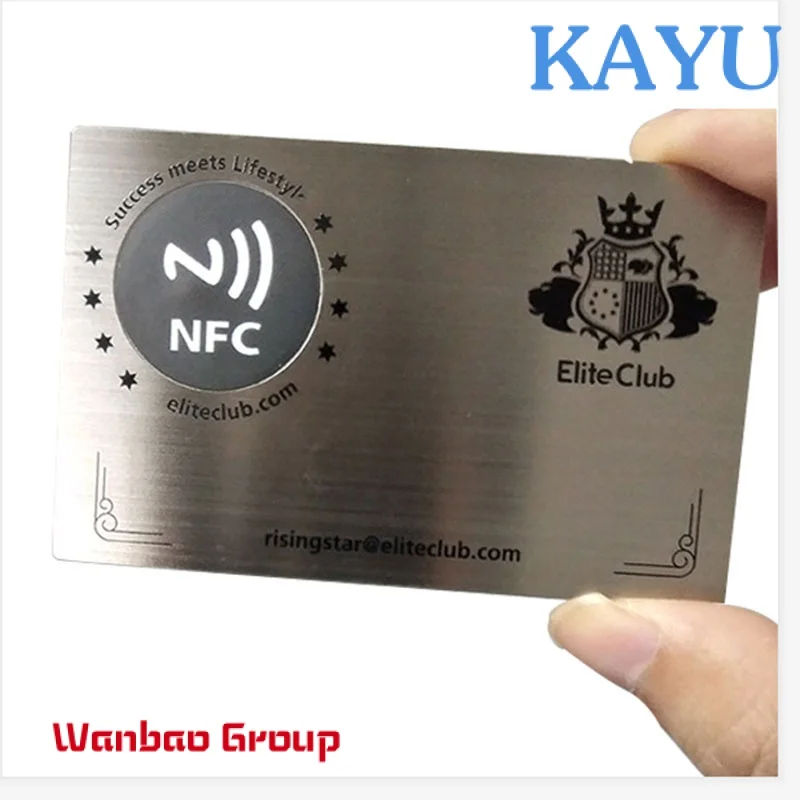 ISO14443A-13-56Mhz-Custom-Printed-NFC-business-metal-card-Metal-NFC ...