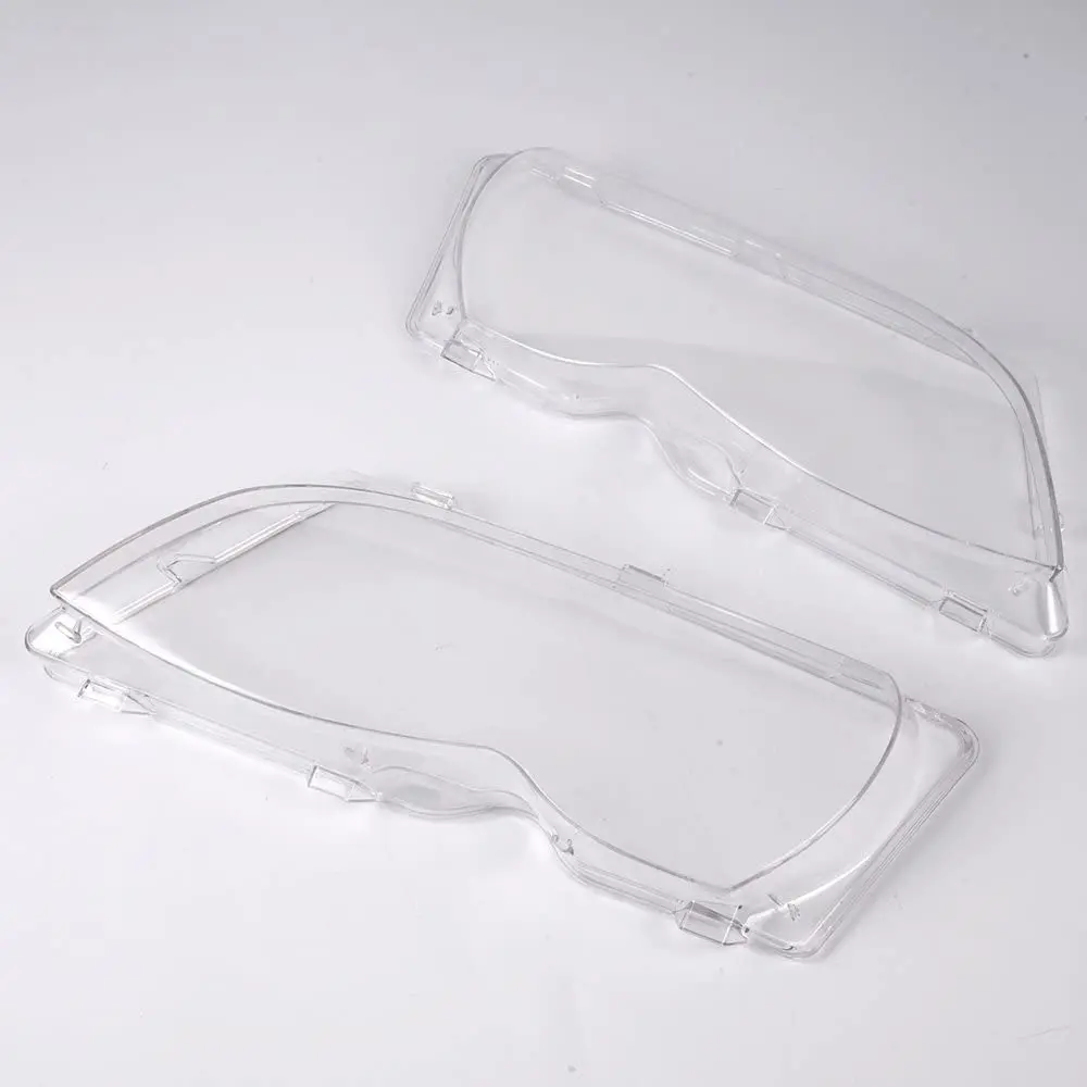 Headlamp Lense Clear Lens Cover Headlight Replacement for BMW E46 4Door ...