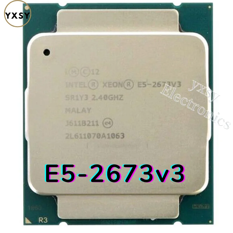 Processador intel xeon E5 2673V3 twelve core lga 2011 3 servidor cpu e5 ...