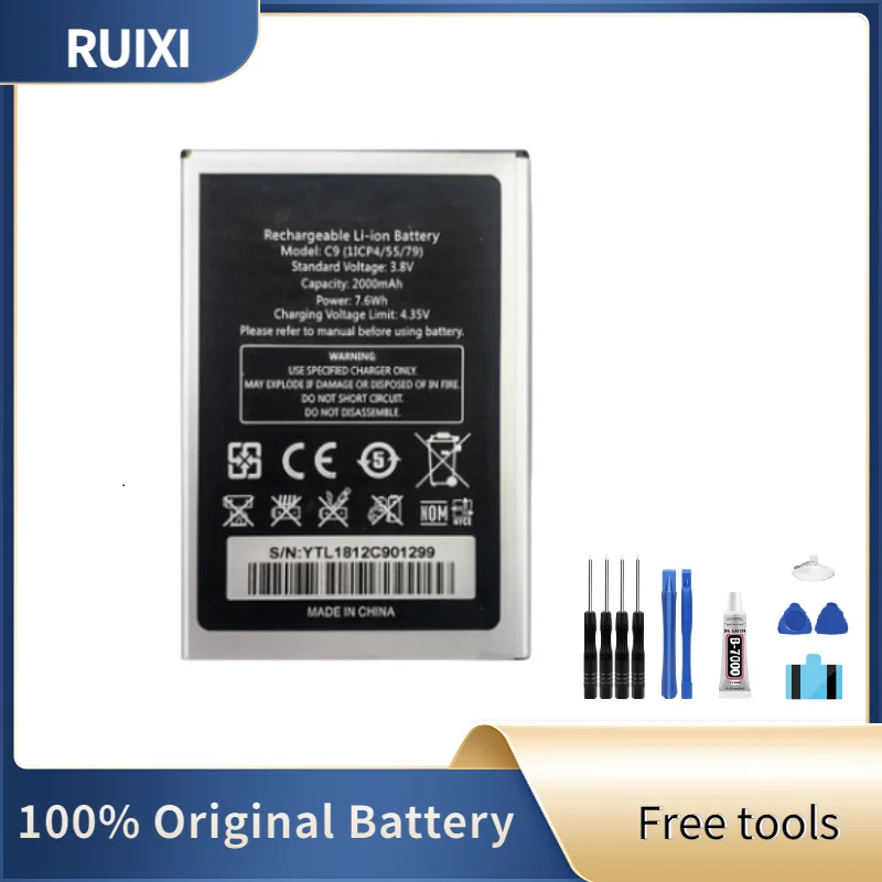 RUIXI-Original-Battery-2000mAh-Oukitel-C9-Battery-For-Oukitel-C9-Mobile ...