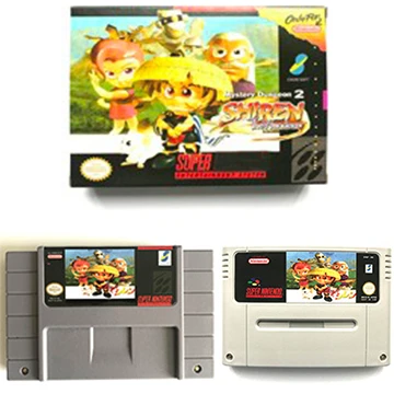 Mystery Dungeon 2 Shiren the Wanderer game cartridge For snes ntsc pal ...