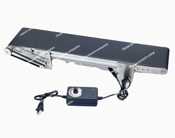 AC 100-240V Metal Desktop Conveyor Belt Small Assembly Line Electric ...