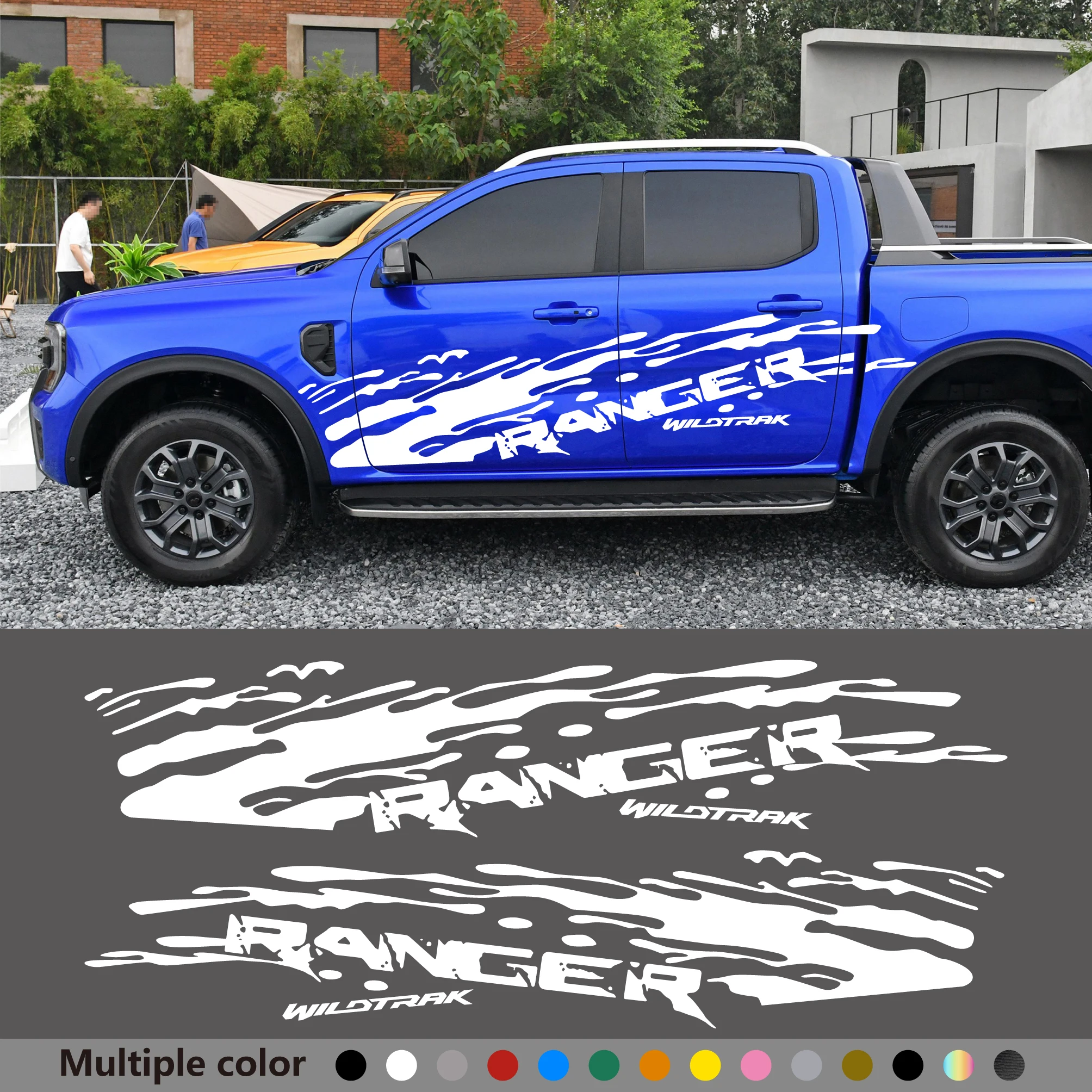 Pickup-Body-Side-Stickers-Apply-For-Ford-Ranger-Raptor-Wildtrak-Truck ...