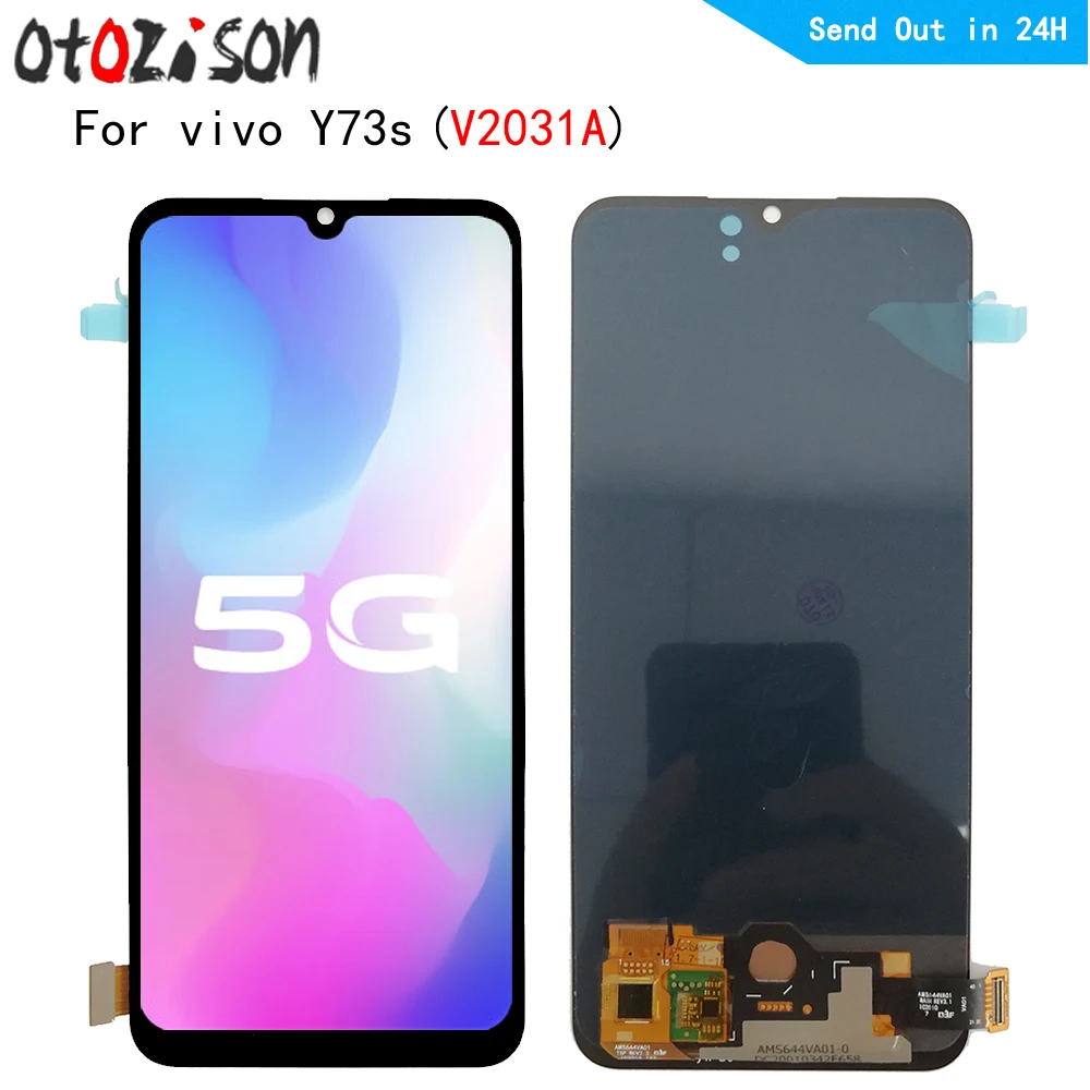 Para vivo Y73S pantalla LCD AMOLED para vivo Y73S V2031A pantalla LCD ...