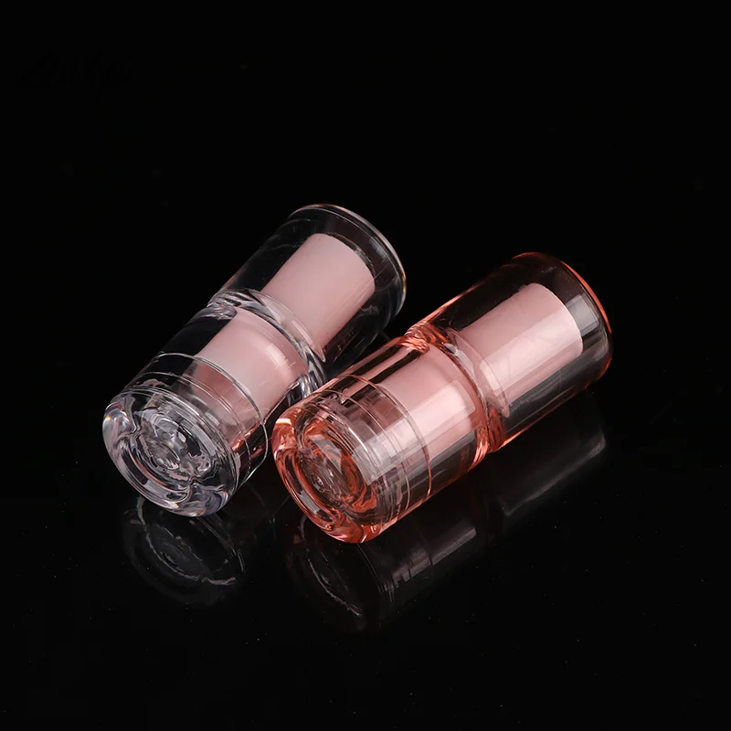 3.5ml Circular Semi Transparent Empty Lip Balm Tubes Lipstick Storage ...