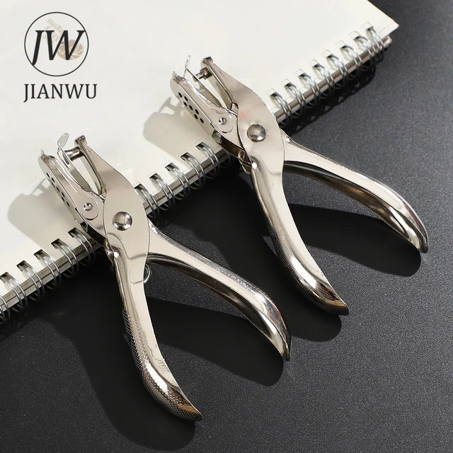 JIANWU 3mm/6mm Paper Single hole Puncher Machine Paper Punches Metal ...