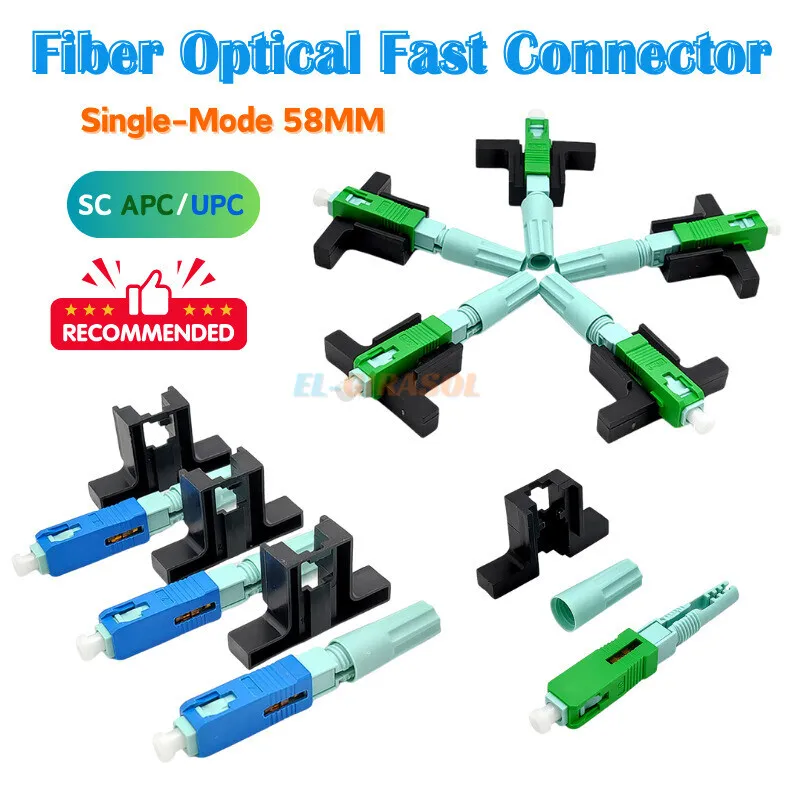 Optical-Fibe-Quick-Connector-58MM-Single-mode-SC-UPC-APC-Fast-Connector ...