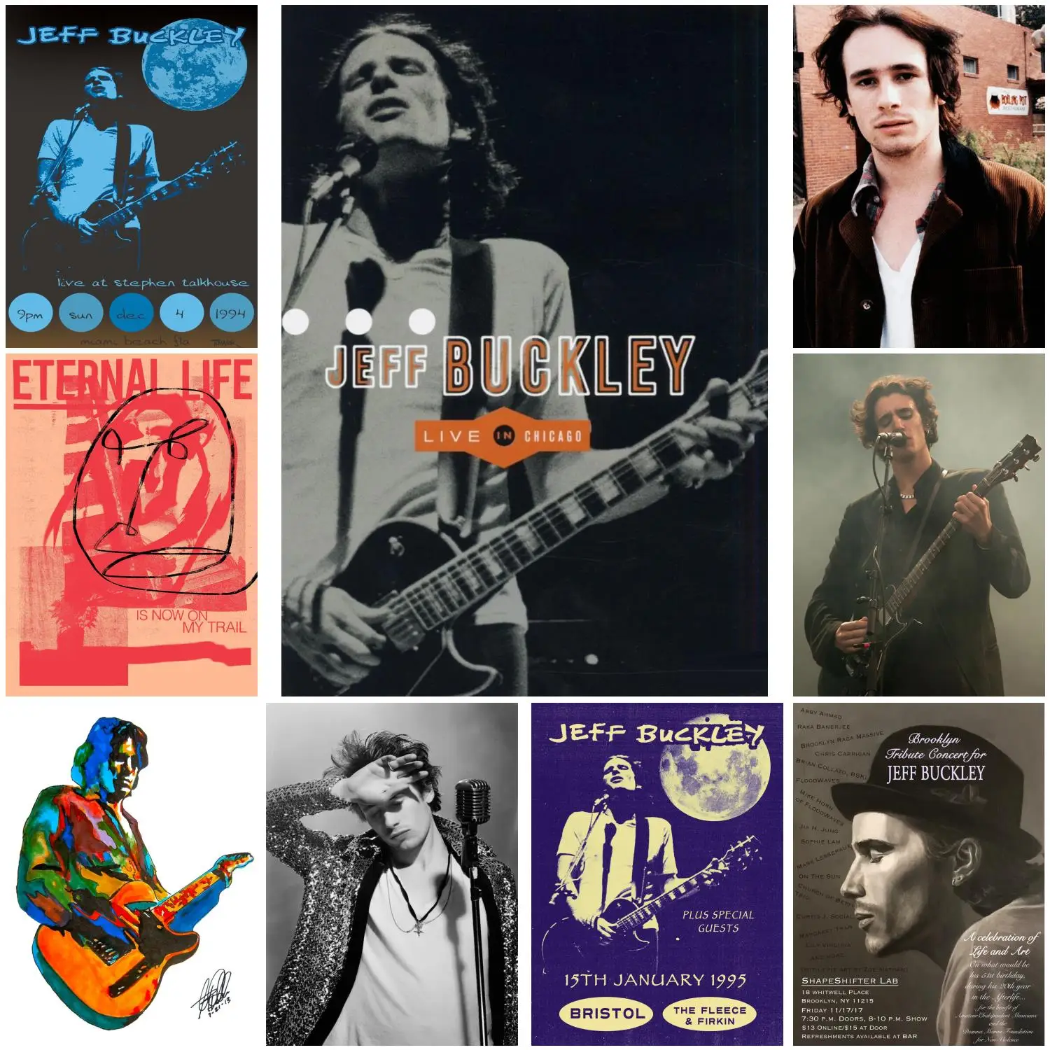 jeff-buckley-Poster-Decorative-Painting-Canvas-Poster-Gift-Wall-Art ...