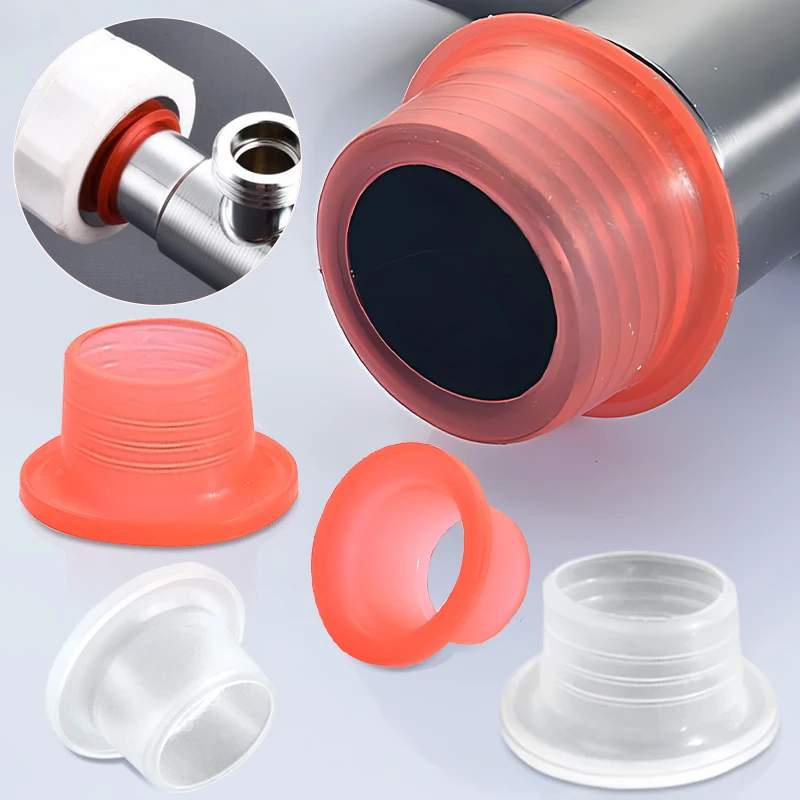 10-20-50PCS-Faucet-Leakproof-Gasket-Silicone-Triangle-Valve-Threaded ...