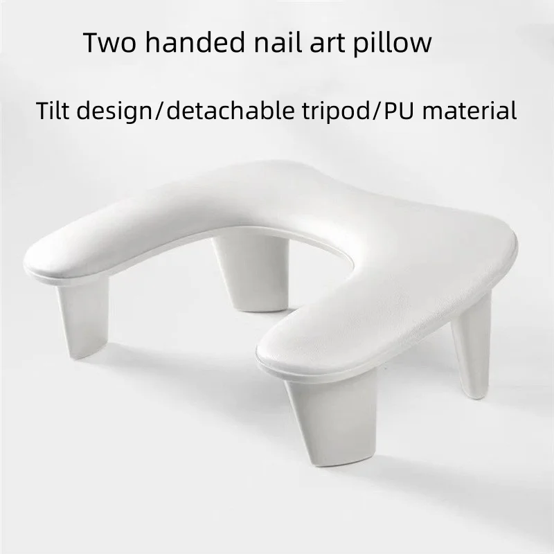 Two-Hands-Nail-Art-Hand-Pillow-Portable-Removable-Stand-Tilt-Design ...