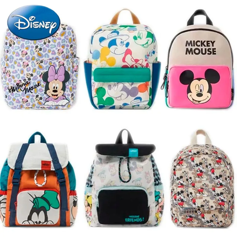 Disney-Cartoon-Mickey-Mouse-Cute-Fashion-Backpack-Women-s-Minnie-Canvas ...