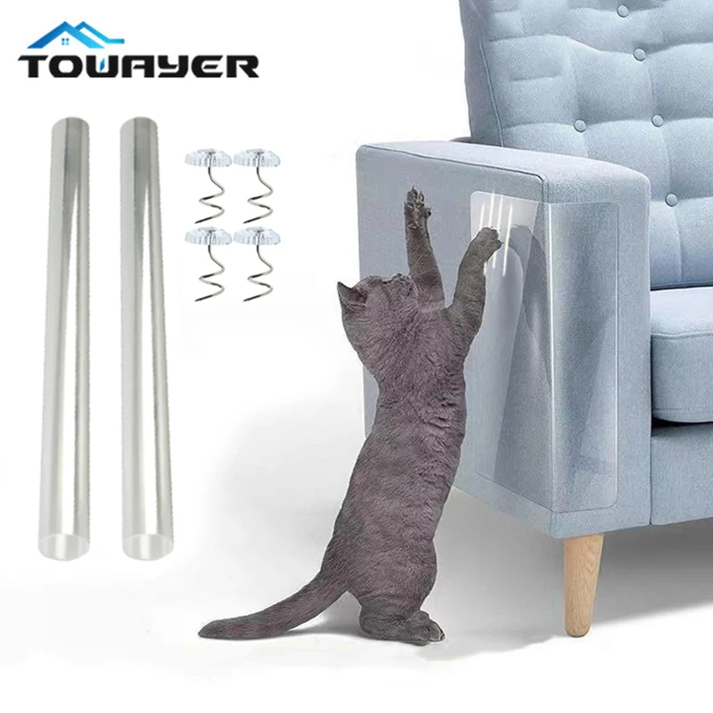 2/4PCS Cat Furniture Protectors Sofa cat Scratch Protection Paw Pads ...