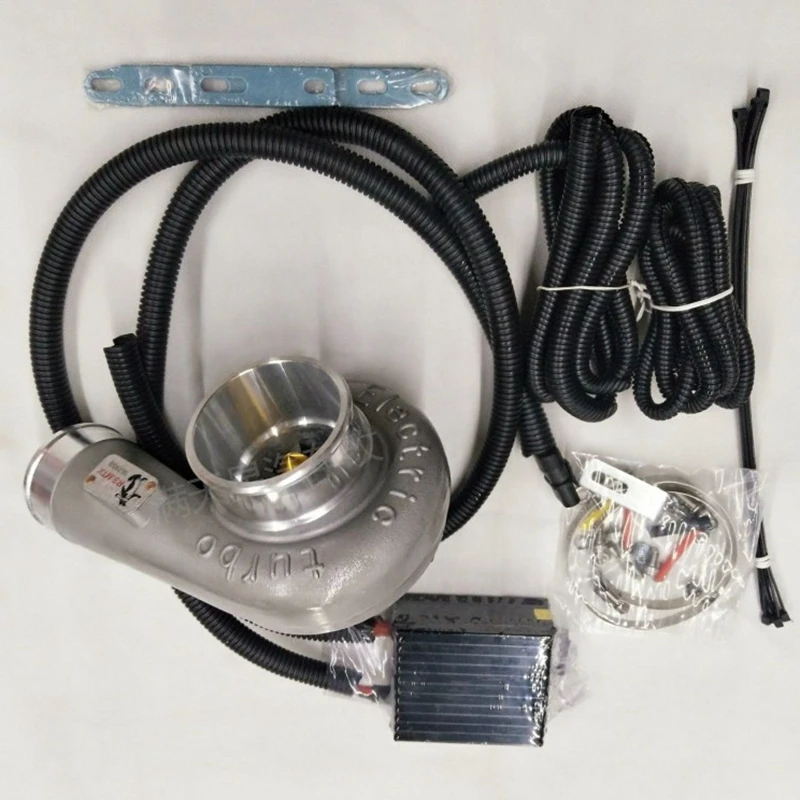 Universal 12v turbo elétrica supercharger kit impulso turbo elétrico ...