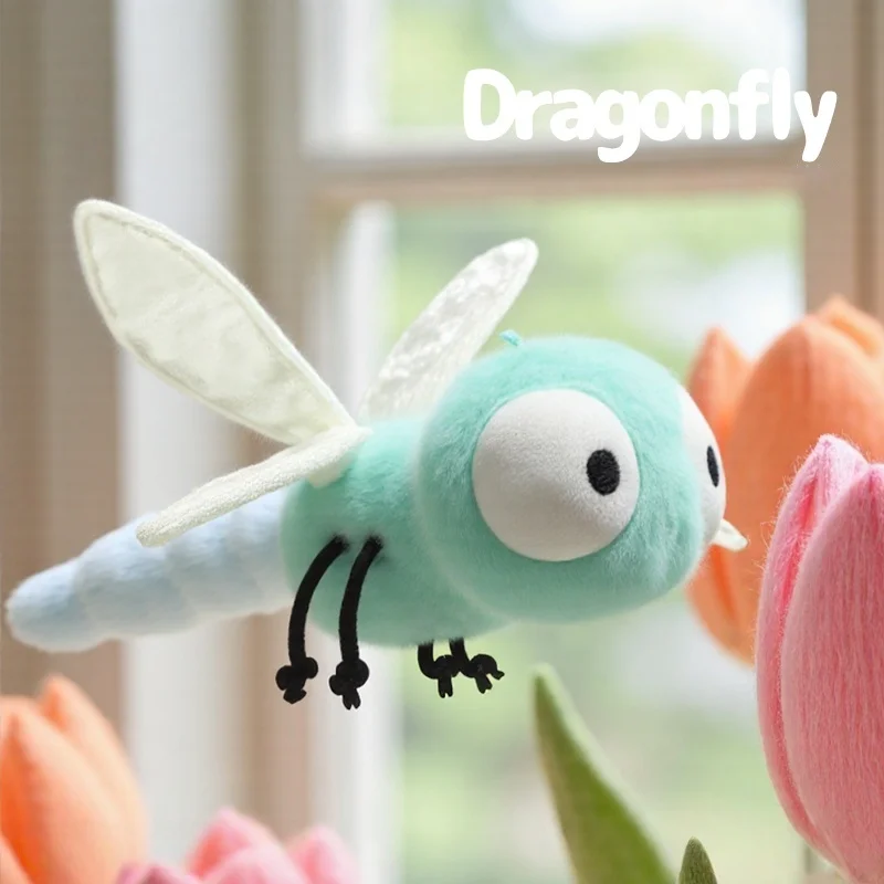 Fun Animal Plush Decor 19cm Cartoon Funny Insect Series Plush Toys Soft ...