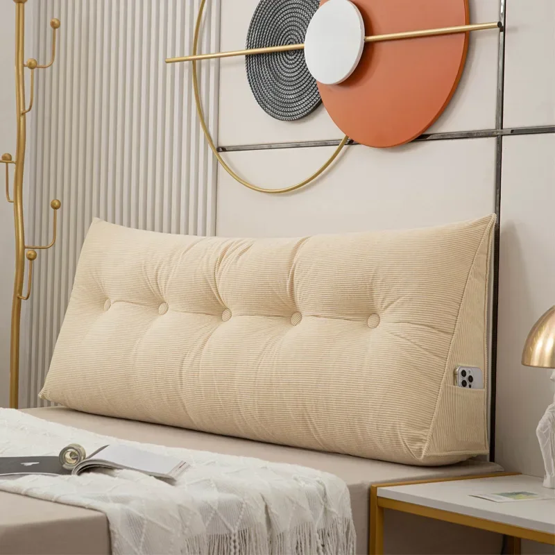 Detachable-Bedside-Triangular-Bed-Backrest-Pillow-Soft-Waist-Sofa ...