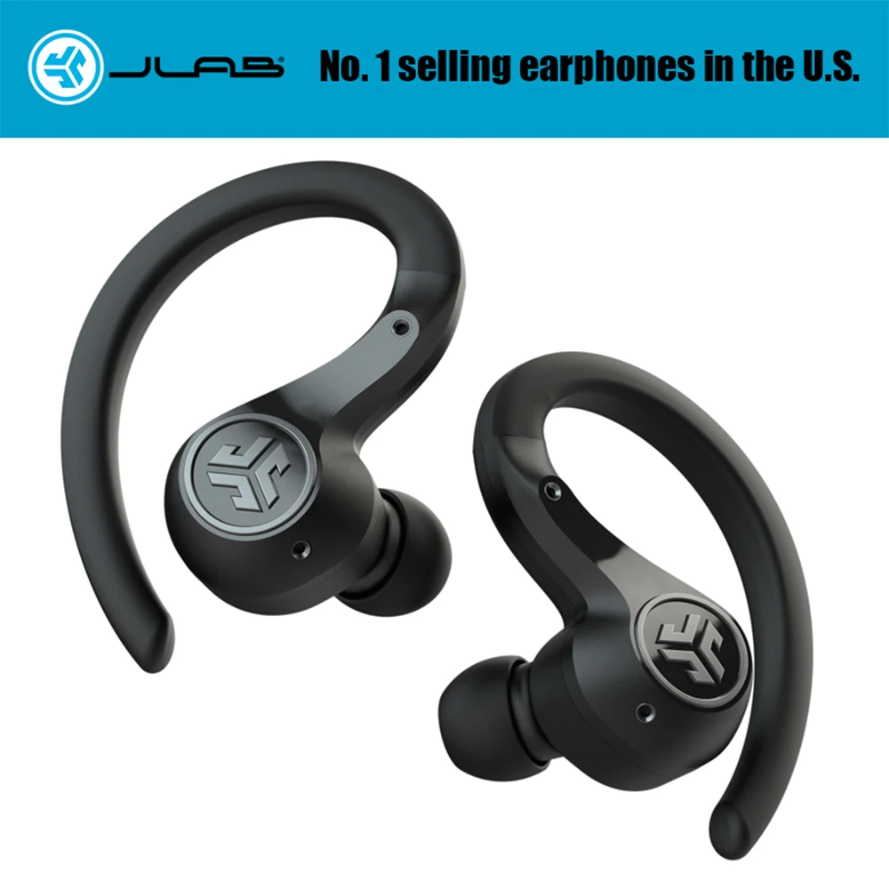Jlab Bluetooth Headset Ear Hook Active Noise Reduction Tweeter 70h Long ...