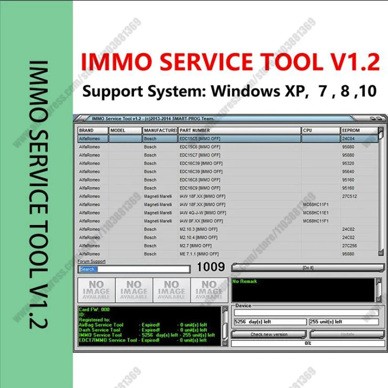 2025Newest Car Repair Software IMMO SERVICE TOOL V1.2 immo off Virgin ...