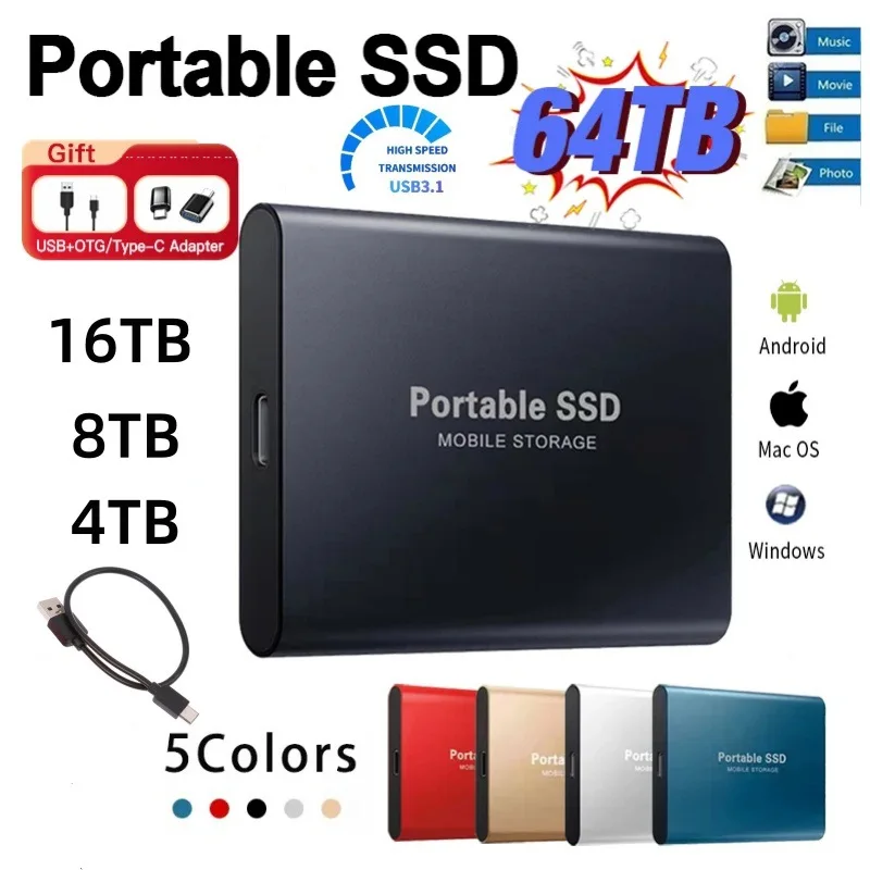 1TB-External-Hard-Disk-2TB-High-Speed-Hard-Drive-USB-3-1-Type-C-Solid ...