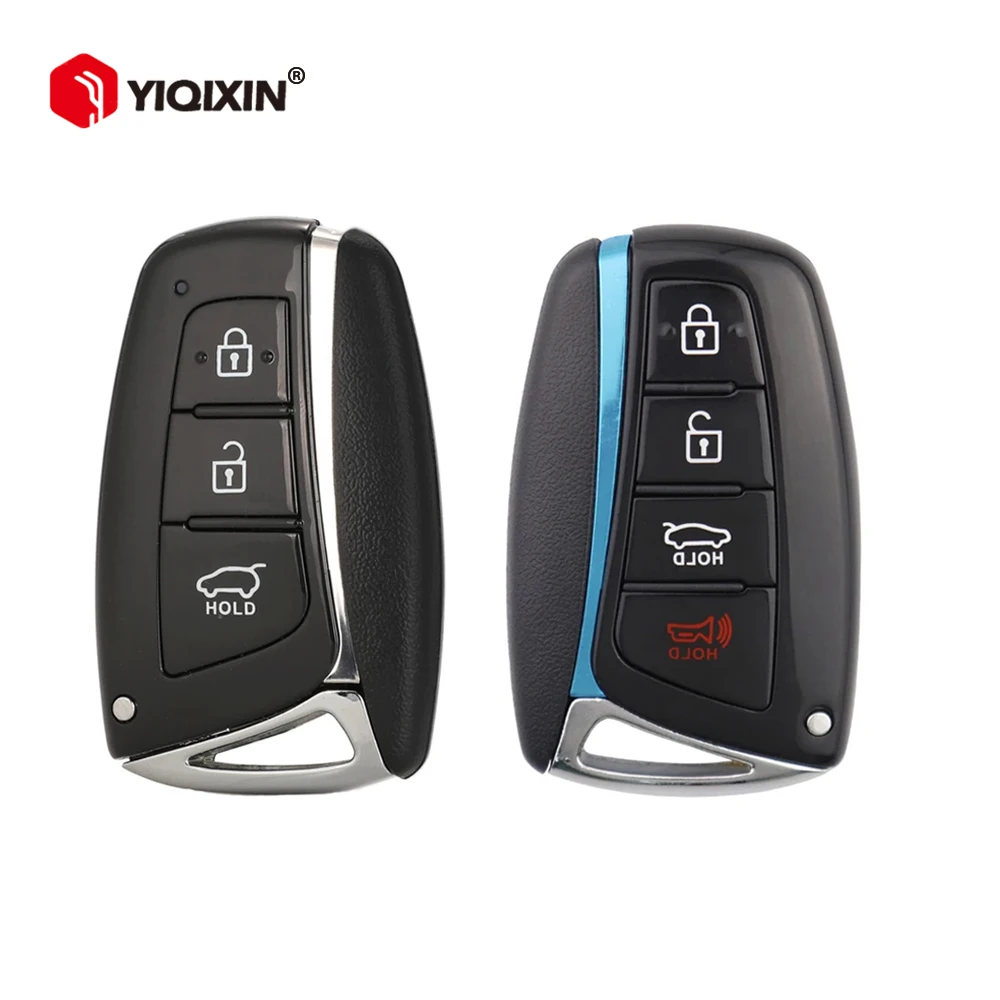 YIQIXIN 3/4 Buttons Remote Car Key Shell For Hyundai Genesis Santa Fe ...