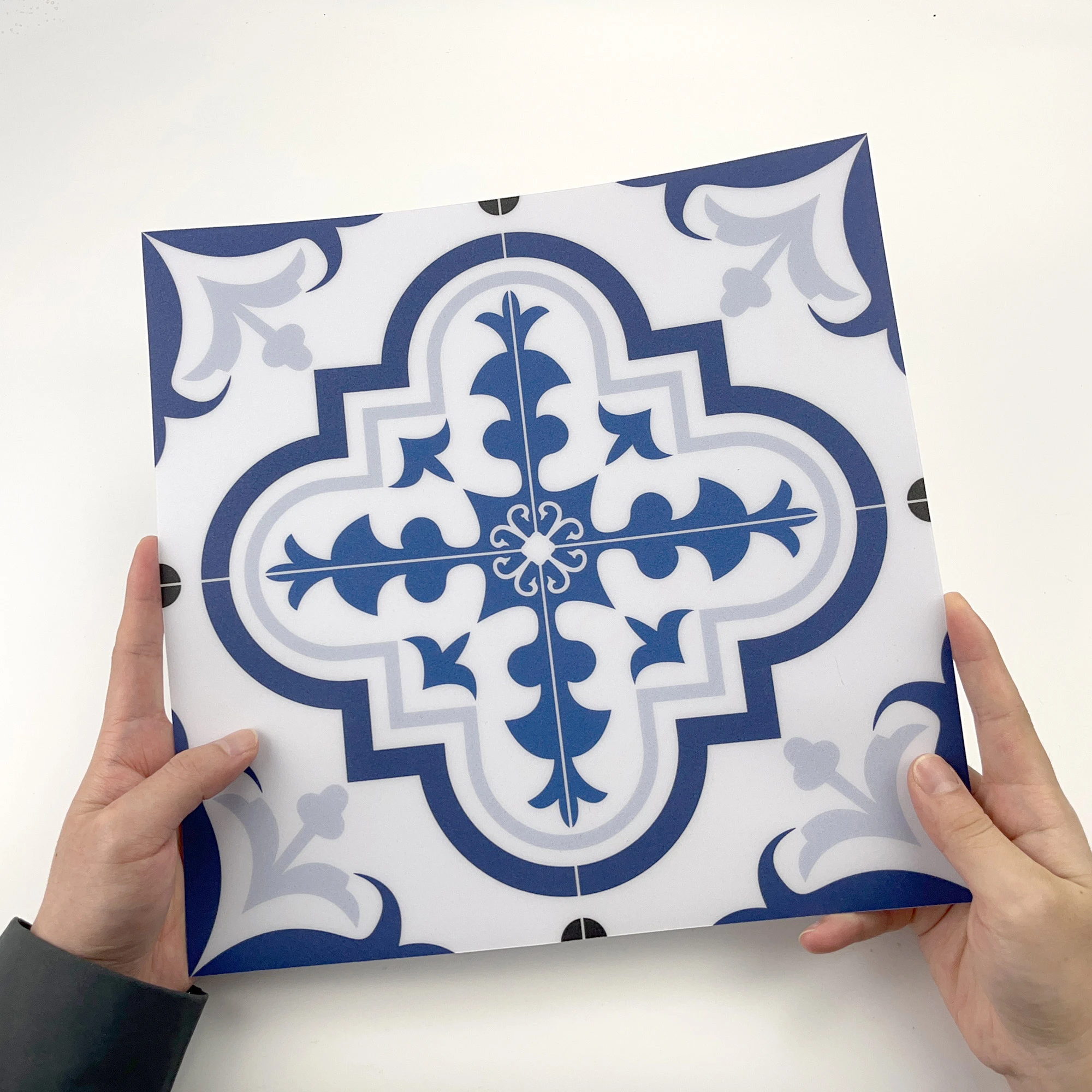 Alwayspon Vinyl Floor Tiles Sticker, Waterproof Non slip Splashback ...