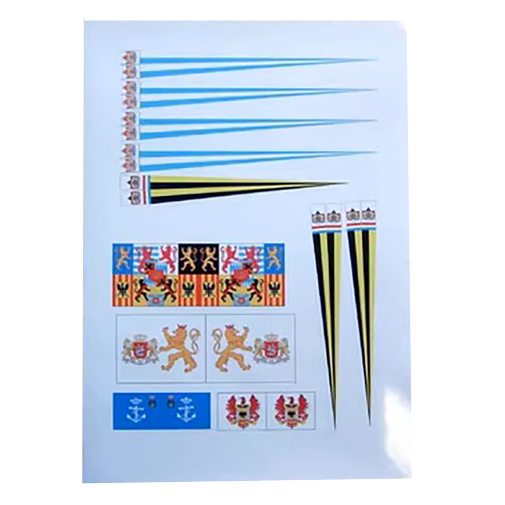 NIDALE-Model-Classic-Wooden-Ship-Model-Flags-Scale-1-80-Dutch-Royal ...