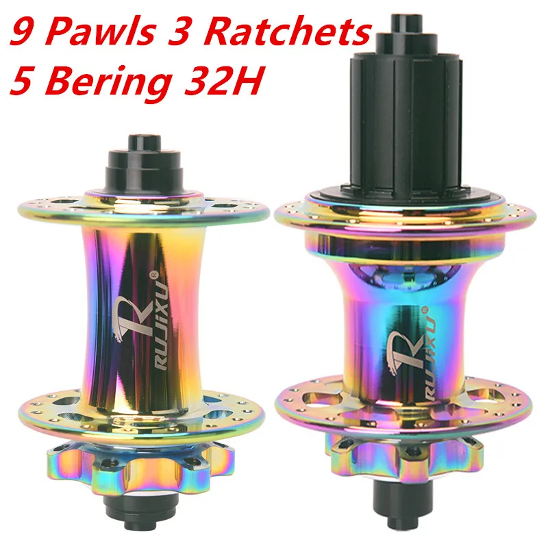 9-Pawls-RUJIXU-MTB-Bicycle-Hubs-32-Holes-9-450-Gears-Loud-Noise-Hub ...