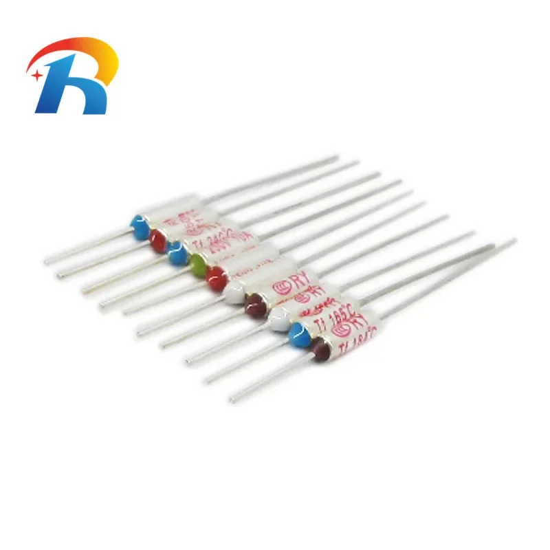 10-100Pcs-Temperature-RY-10A-15A-250V-Tf-Thermal-Fuse-60C-72C-77C-94C ...