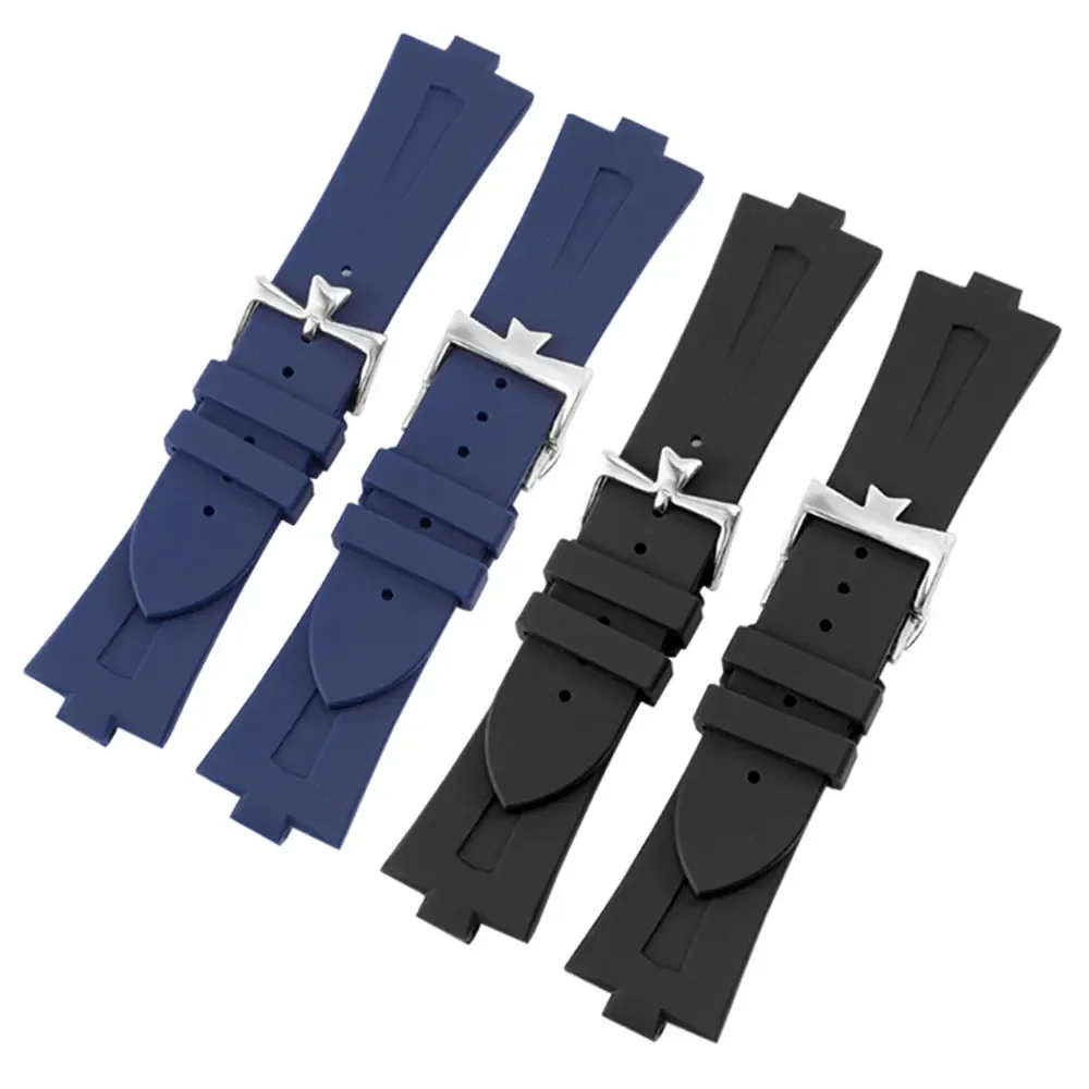 Rubber Watch Strap for Vacheron Constantin VC 47040 47450 49020 49150 ...