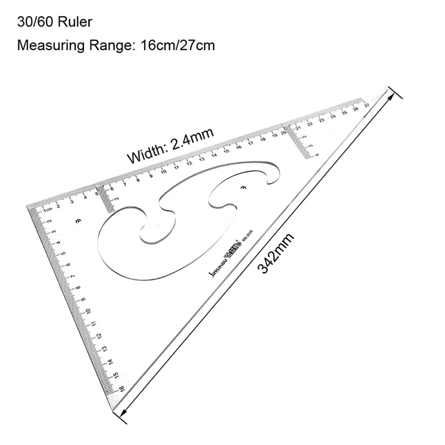 30 60 90 Triangle Ruler