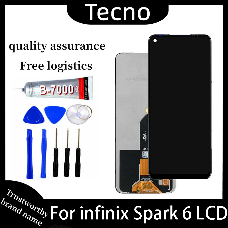 100-Tested-Black-6-8-inch-Full-LCD-Display-Touch-Screen-Digitizer ...