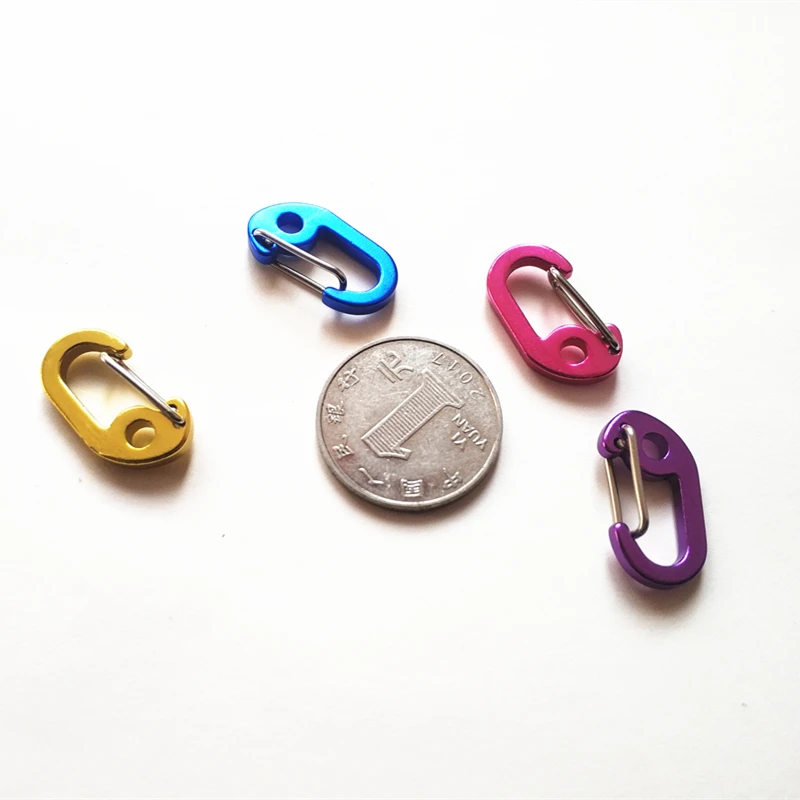 5PCS-mini-buckles-small-sized-mountaineering-buckles-color-keychains ...