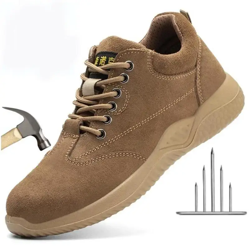 Men-s-Work-Shoes-Lightweight-Steel-Toe-Smash-and-Puncture-Resistant ...