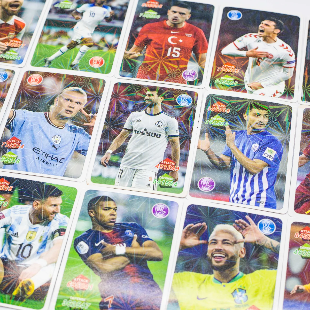 Football-Star-Soccer-Cards-Collect-Board-Game-Fans-FIFA-2024-Trading ...